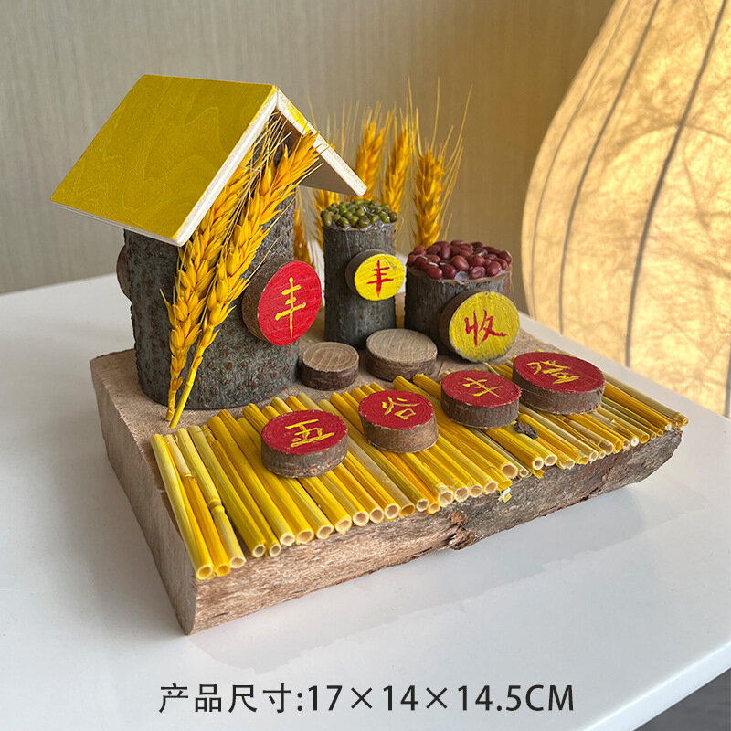 Набор материалов для рукоделия в уголке детского сада, полный комплект для самостоятельного изготовления маленького деревянного домика, игрушки и маленькие украшения