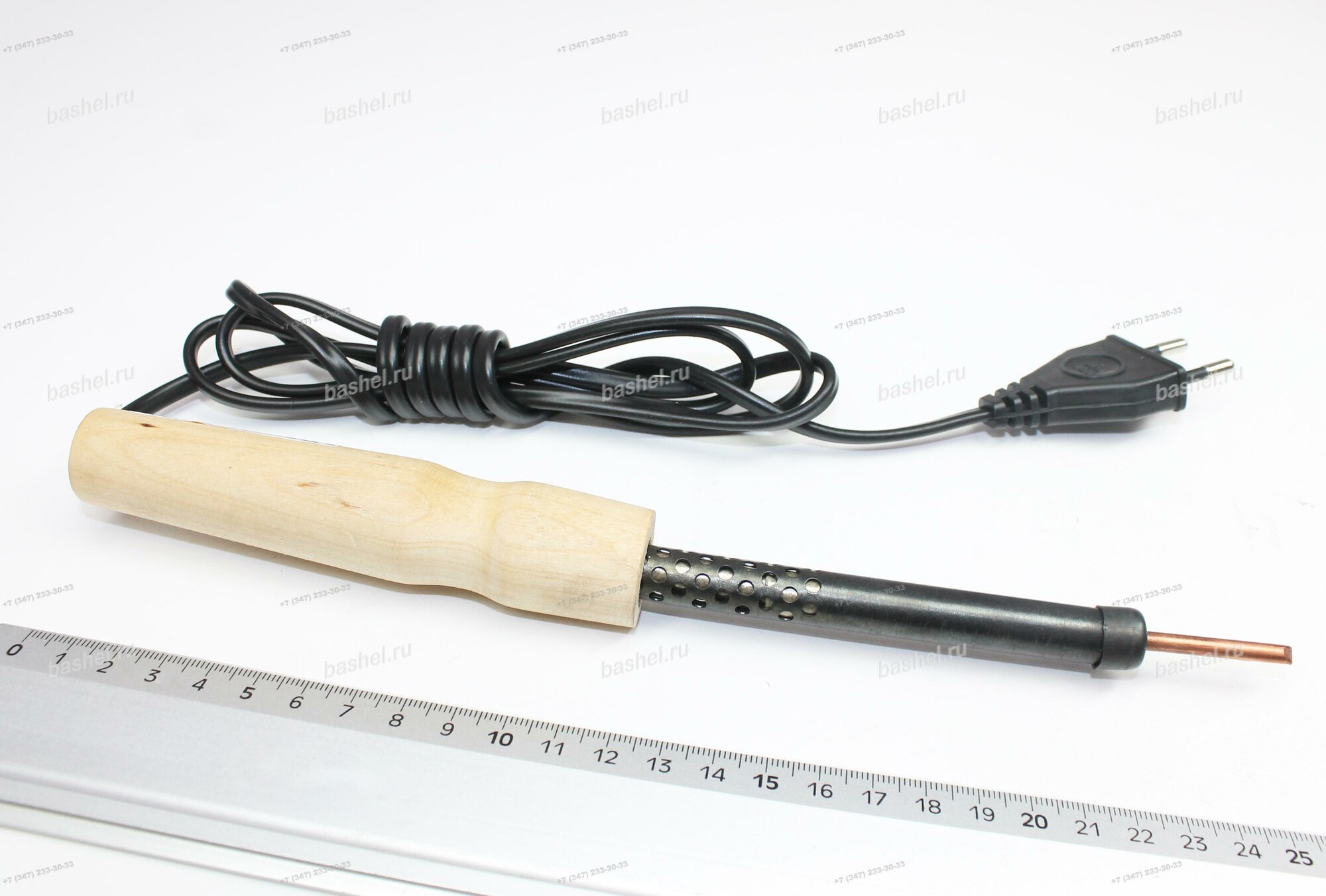 Паяльник ЭПЦН- 18/220В (дер. ручка, Белгород), (жало 4 мм)