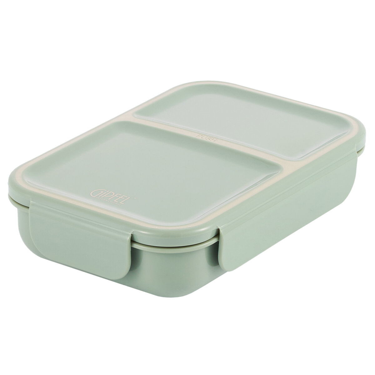 Ланч-бокс GIPFEL Siesta 52647, герметичный, 800мл, двухсекционный, прозрачный