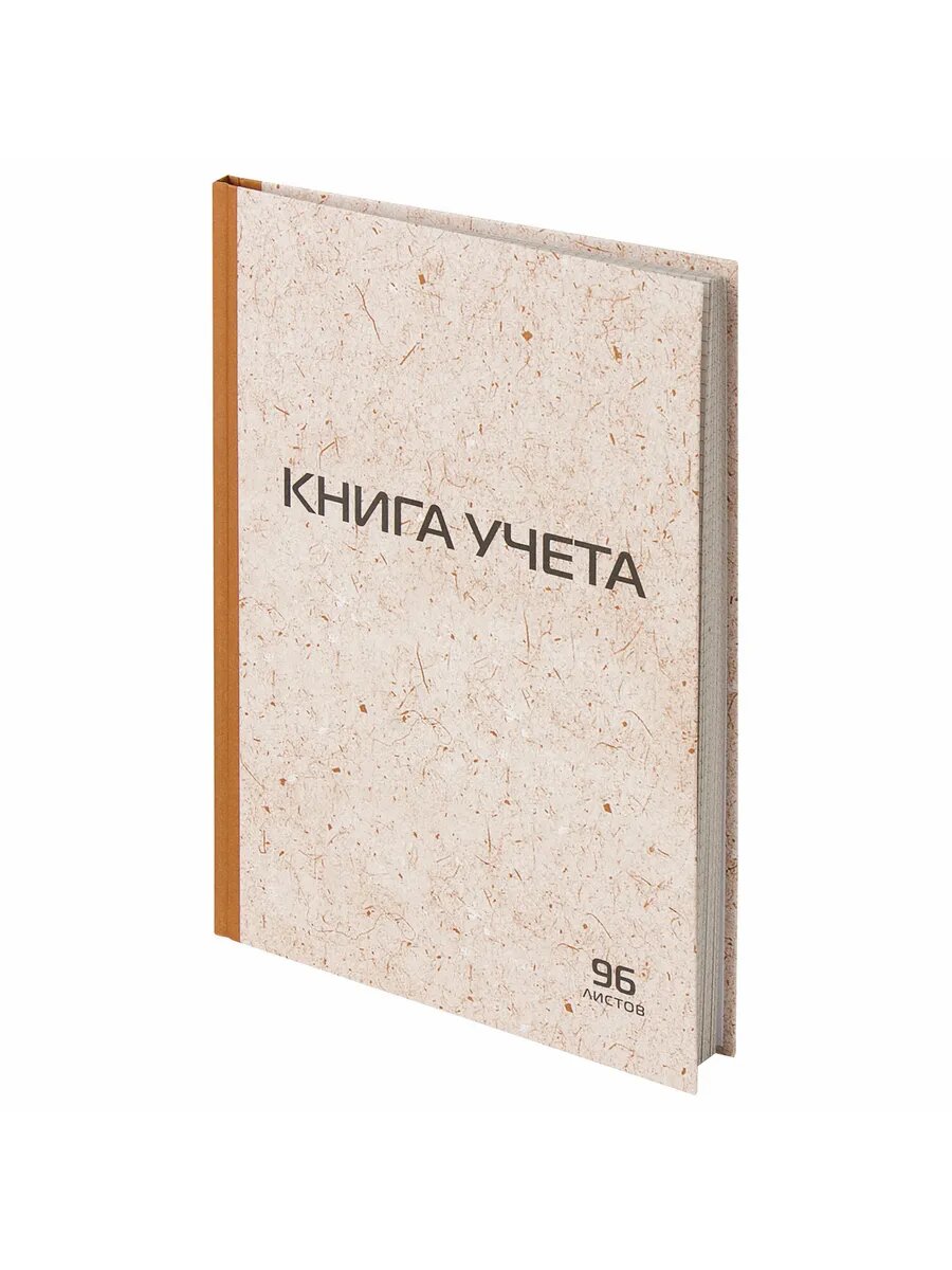 Книга учета 96л, А4, клетка, крафт