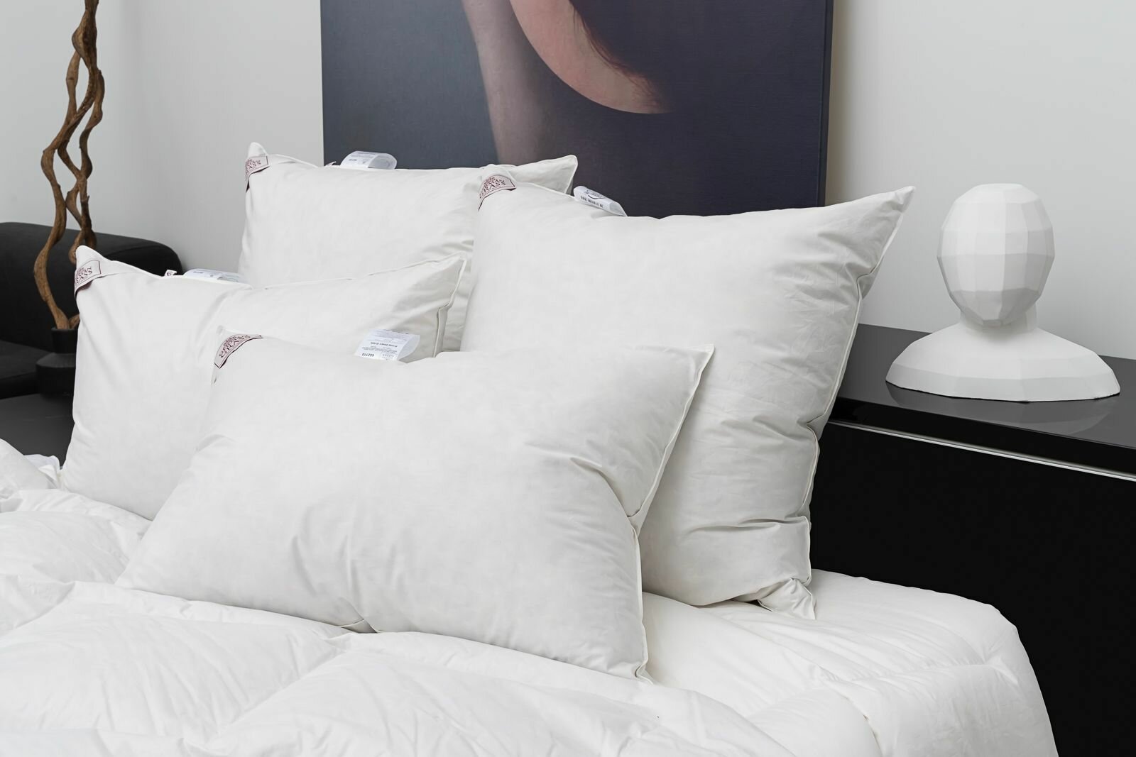 Подушка пух перо "прайм" в 100% хлопке средняя 50x70, GERMAN GRASS