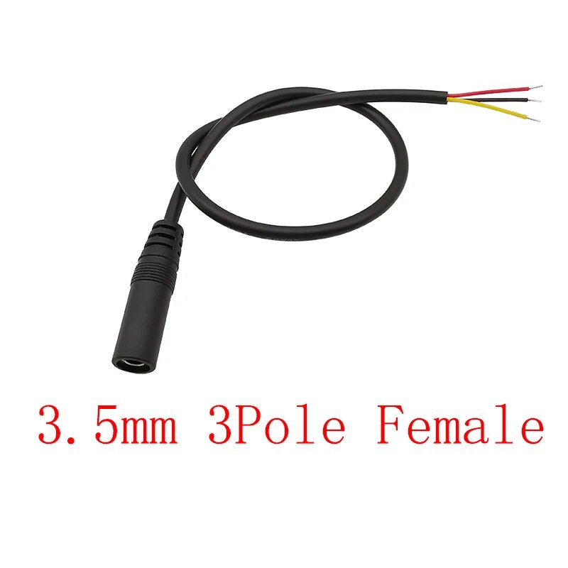 Аудио удлинитель 2.5мм/3.5мм 5шт 3.5mm 3Pole Female