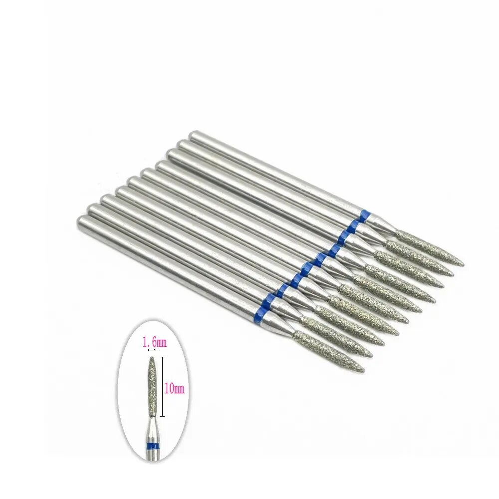 Наборы алмазных шлифовальных сверл Xceldent 10 шт. 2,35 мм 22-MG16