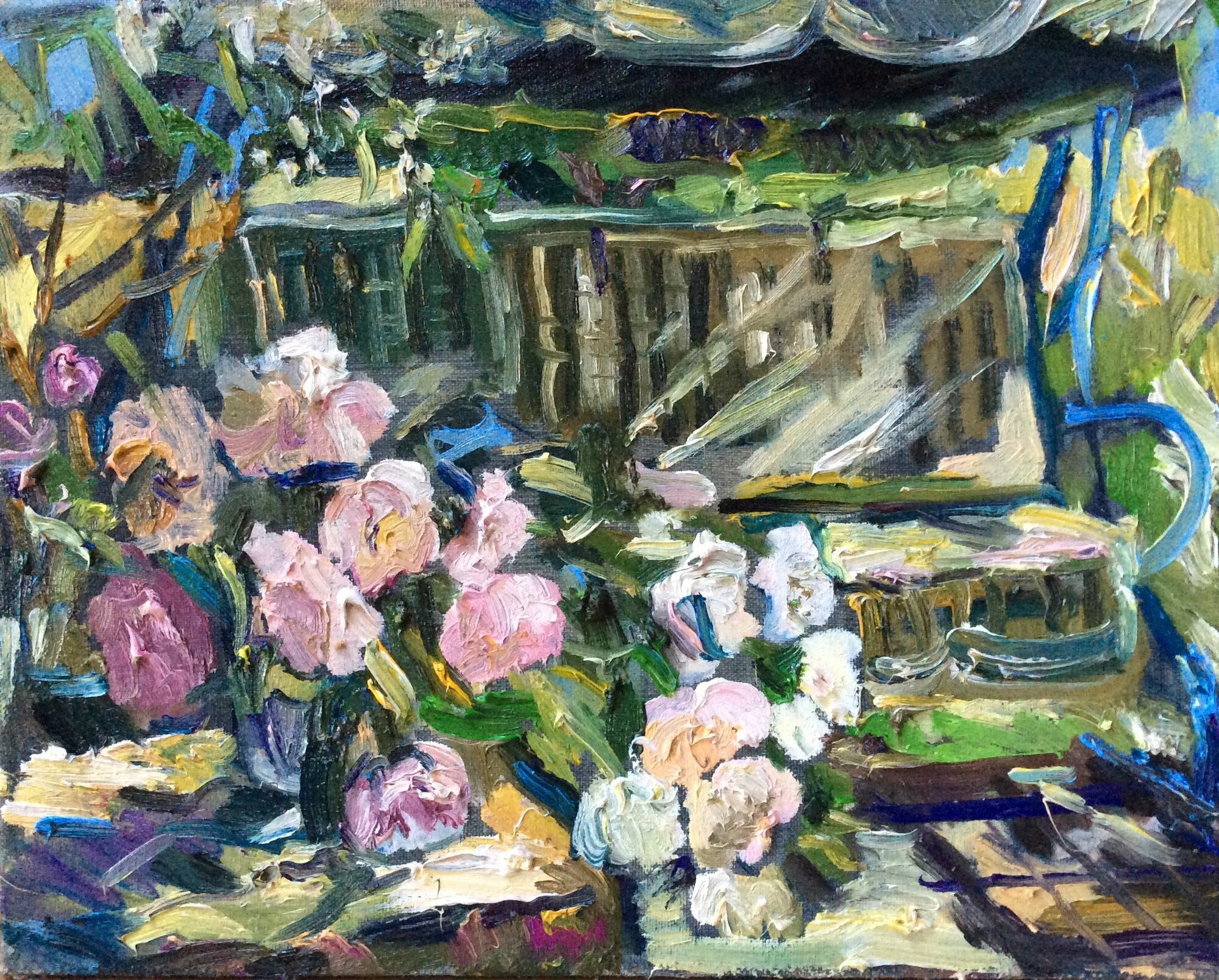 Ольга Симонова, Букет пионов у качелей