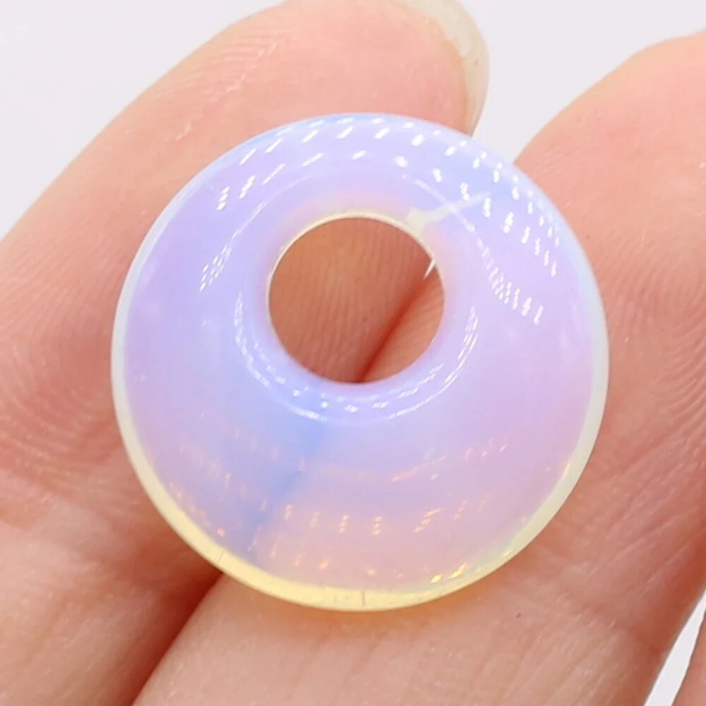 Бусины из натурального камня 18 мм Фиолетовый, opal