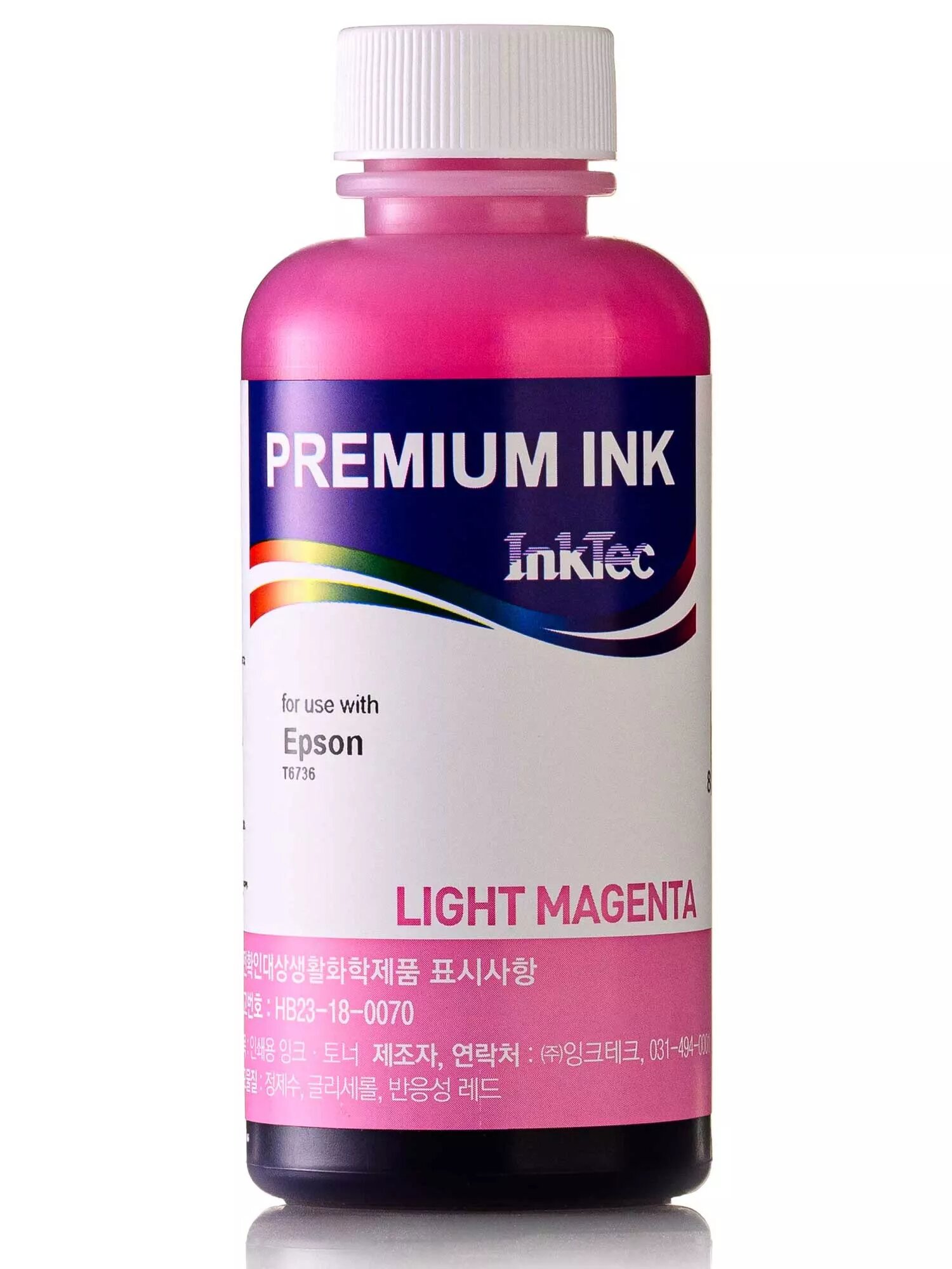 Чернила для принтера Epson L8050, L8058, L18050, L18058, 108, 056, 100 мл, без насадок и носиков, светло-пурпурные