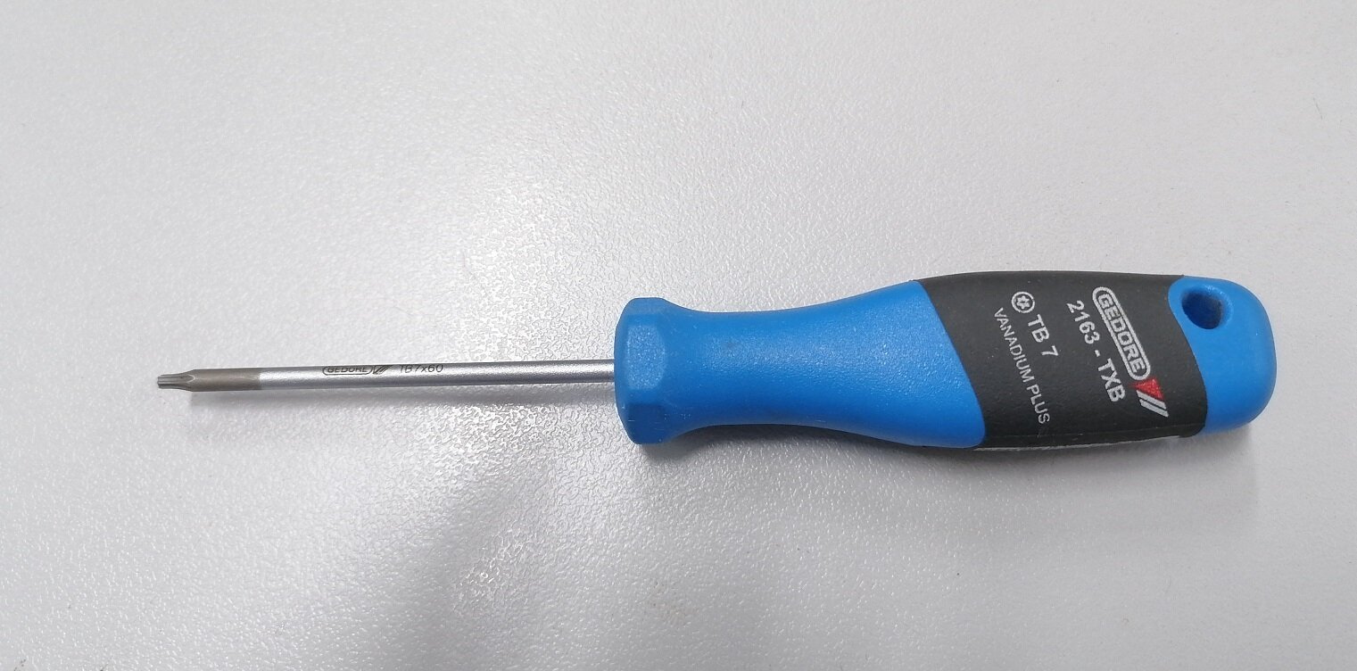 Отвертка с трехкомпонентной рукояткой 2163 TXB T7 TORX T7 GEDORE 6677570