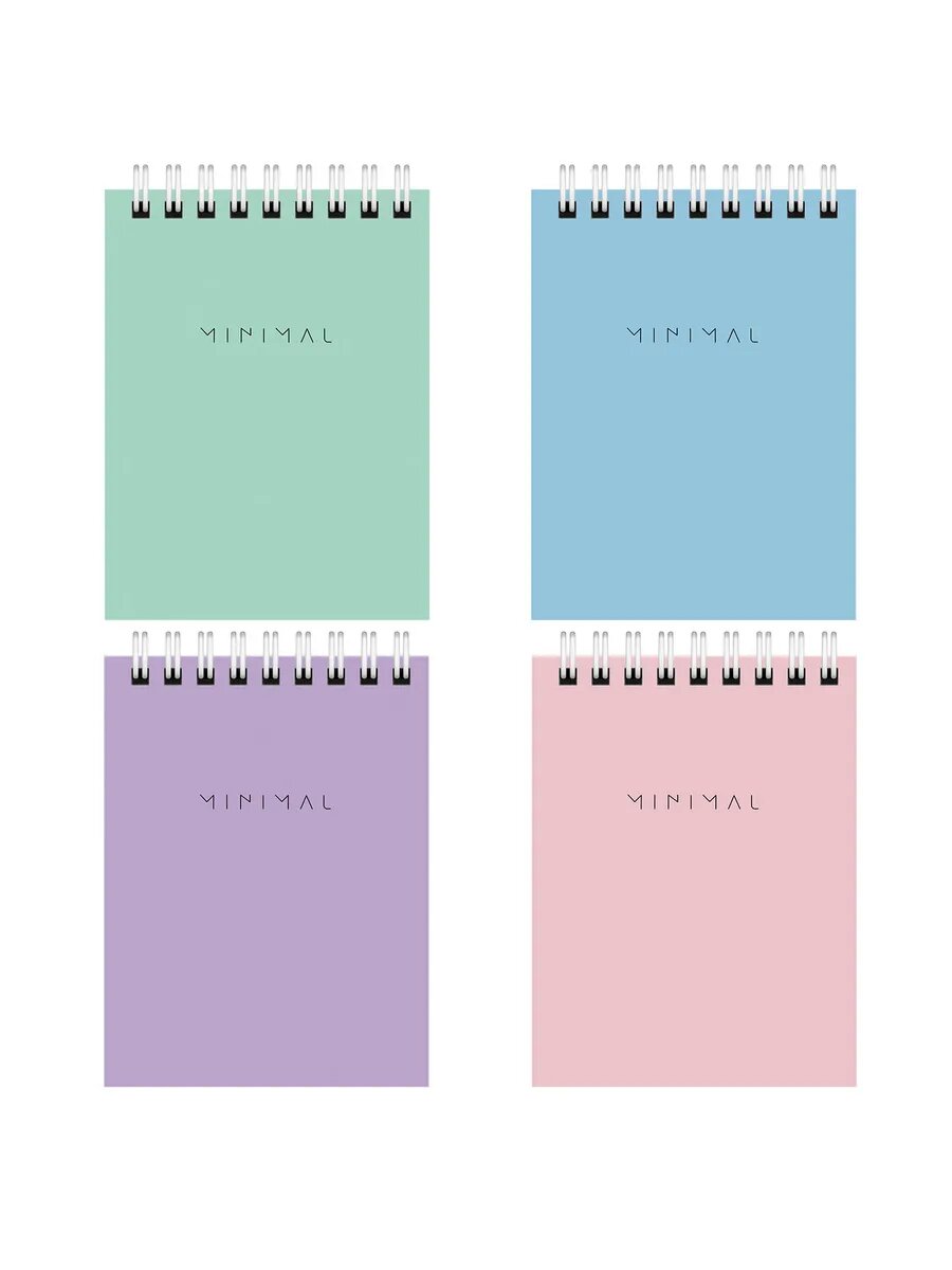 Блокнот А7 клетка 40 листов 8 шт.