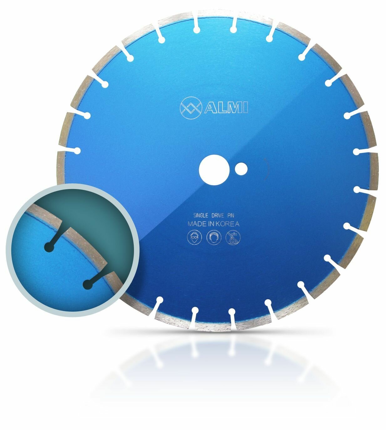 Сегментный лазерный диск (LSB) 350D-40L-2.8T-10W-32/25.4H PREMIUM