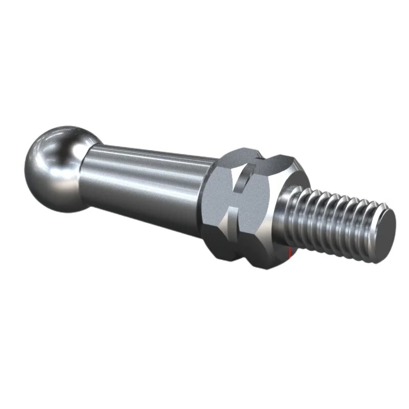 Штифт для подставки мотоцикла, серый, 30mm silver, M6