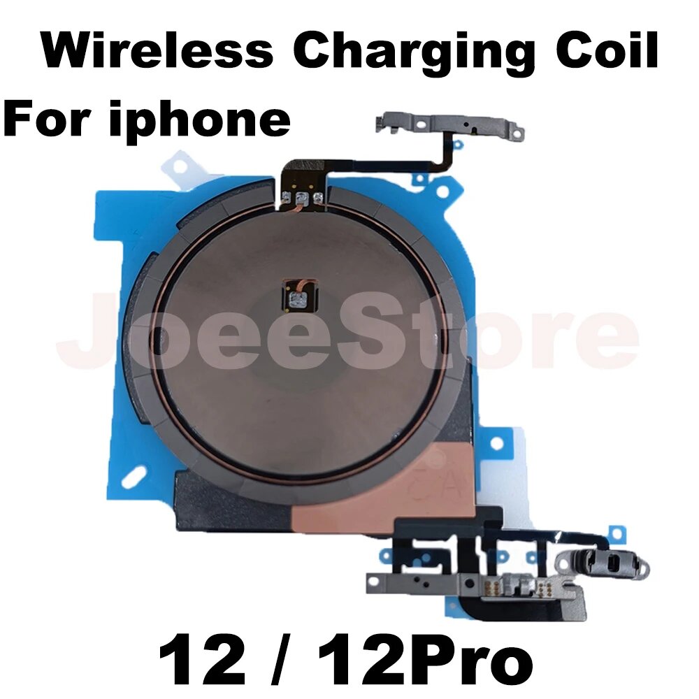 Катушка с чипом беспроводной зарядки для iPhone 14 13 12 11 Pro Max Mini Беспроводная связь с магнитной кнопкой регулировки громкости Гибкая часть панели зарядного устройства For 12 12Pro