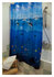 Штора для ванны Santa Barbara EKY, PVC, 180x180см, 12 колец, синяя