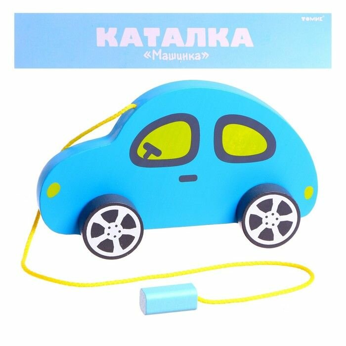 Каталка Томик Машинка, дерево (2-114)