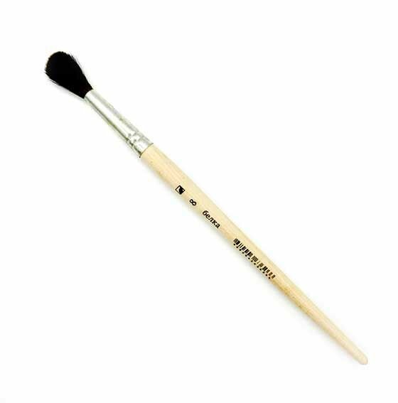 Художественная кисть Альбатрос белка, №8, круглая