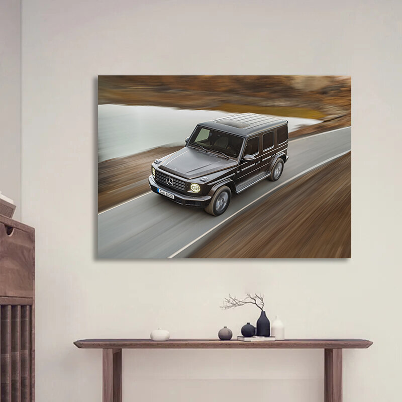 Картина авто / мерседес, картины на стену для интерьера / мужчине, 20х30 см.