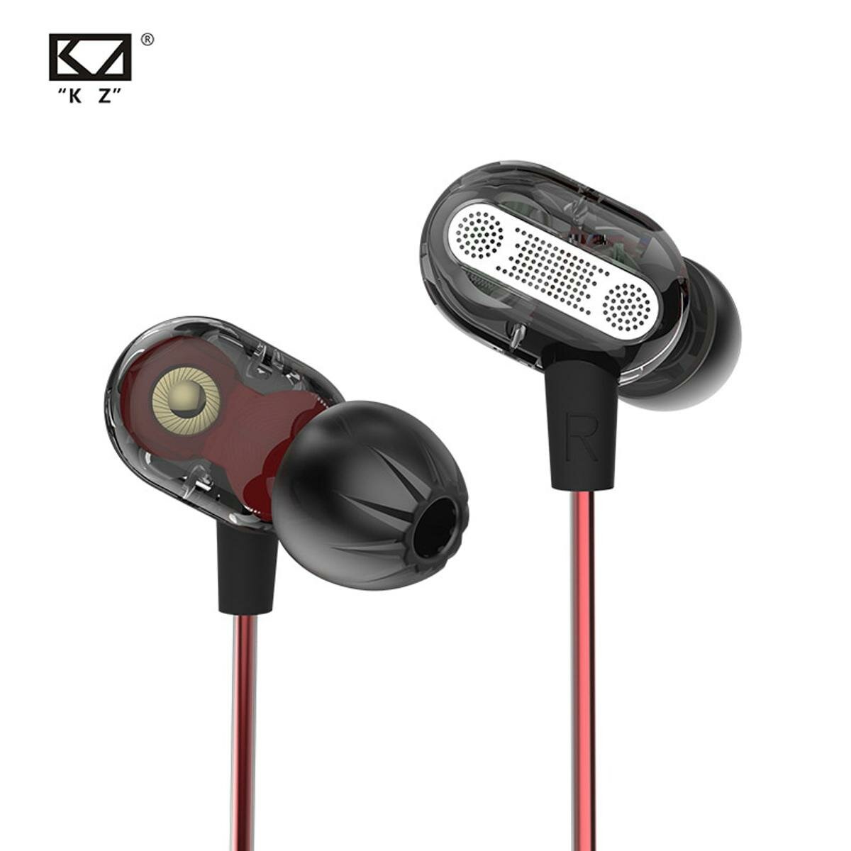 Новые наушники KZ ZSE HIFI Bass DJ Sport In-Ear Earphone Dynamic Driver Noise Cancelling Headset ZS3 Ed9 ZS4 ZS6 ZS10 ES