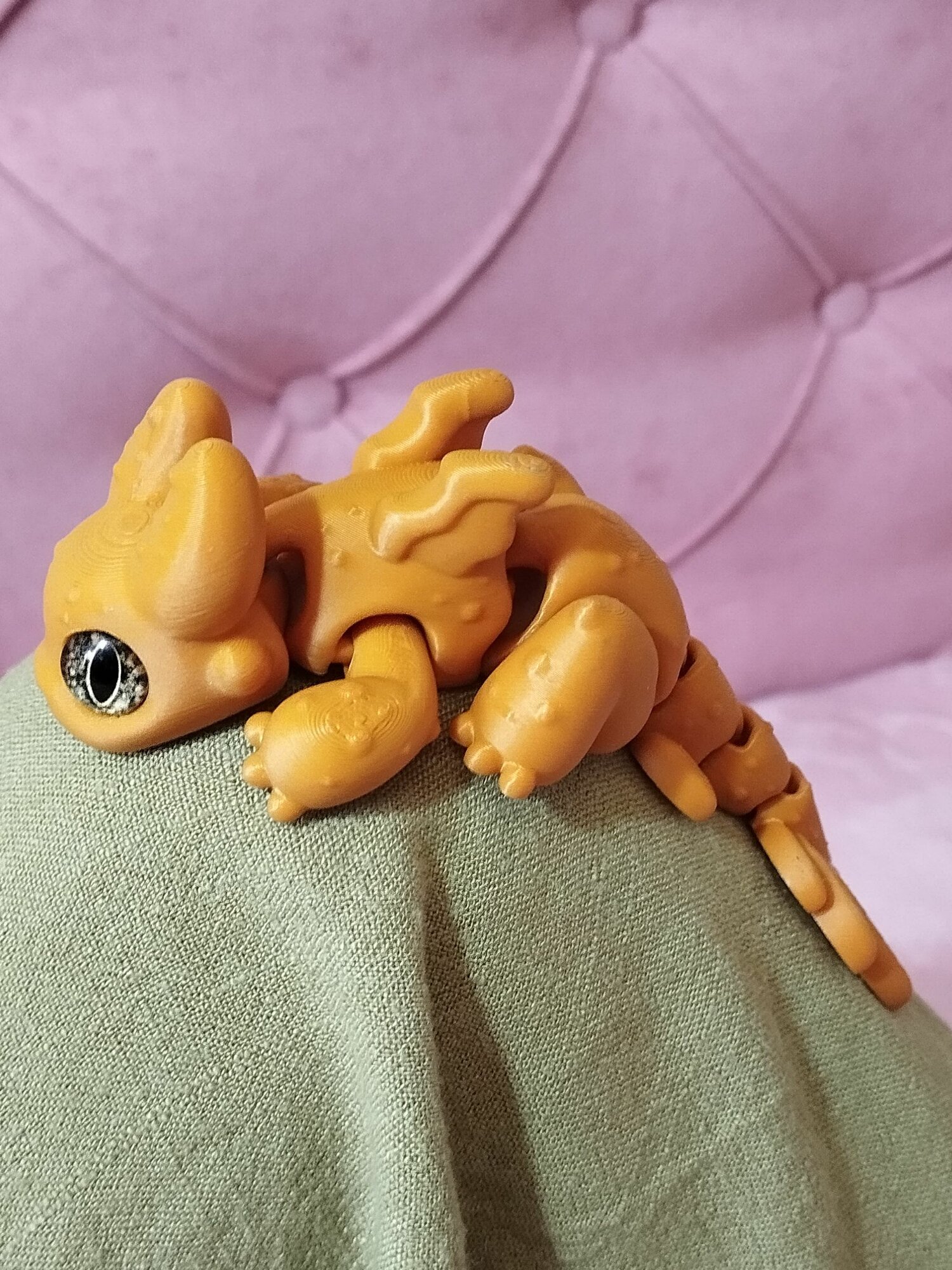 3D подвижная игрушка антистресс - дракон Беззубик