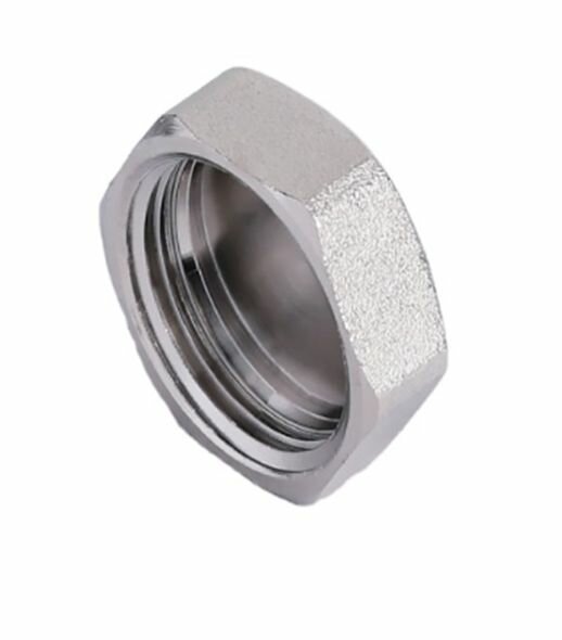 Заглушка ВР 1 дюйм никелированная для водопровода и сантехники