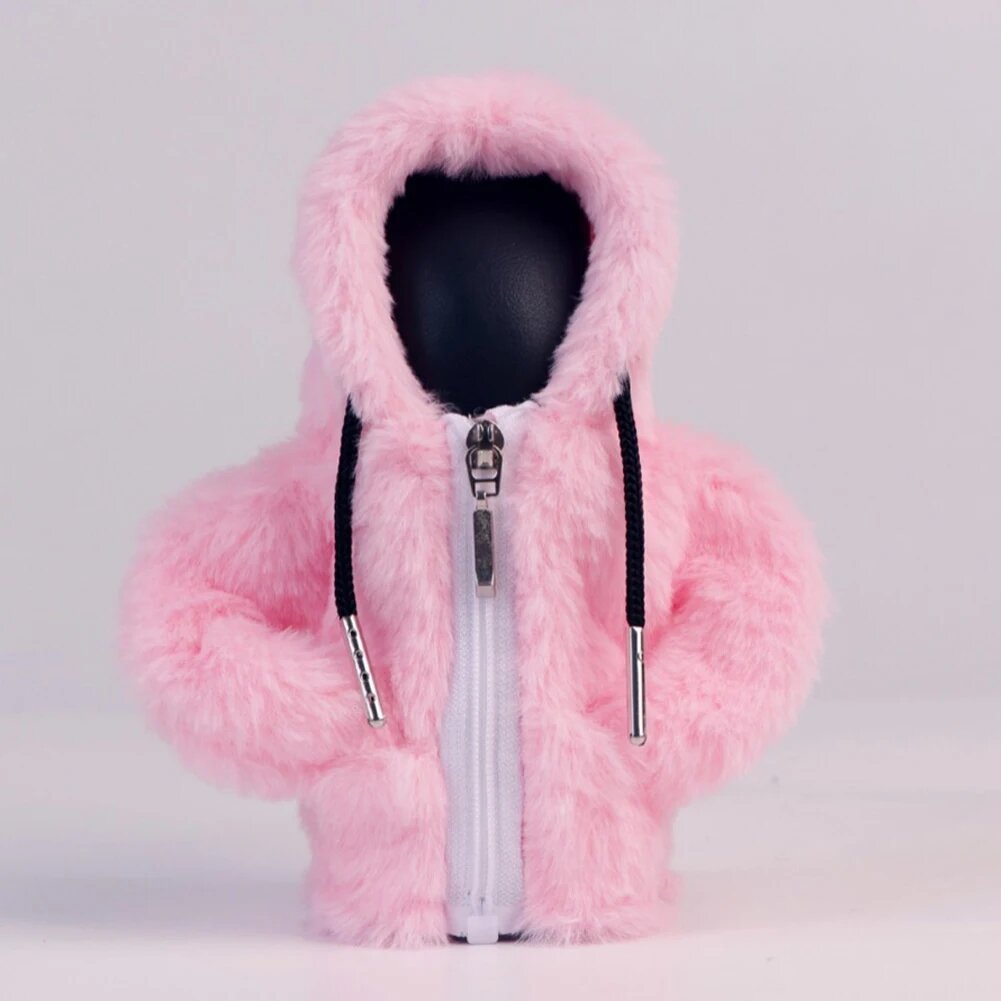 Толстовка с рычагом переключения передач, ручка переключения передач, толстовка с капюшоном, украшение автомобиля, универсальный автомобильный чехол для рычага переключения передач, толстовка с рычагом скорости