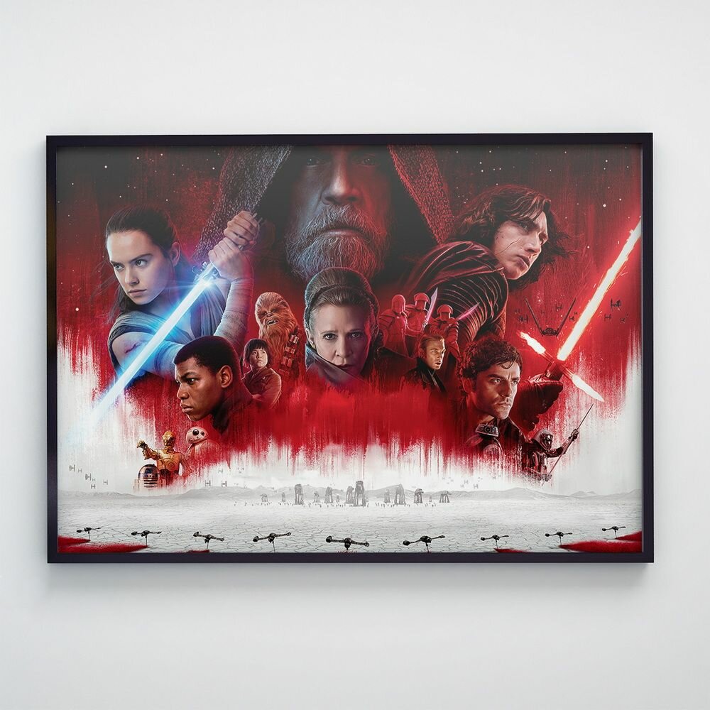 Плакат, постер Star Wars, Звёздные войны на бумаге, размер 21х30см