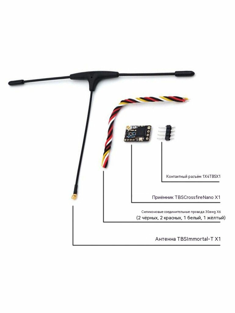 Приёмник TBS Crossfire Nano RX (SE) 915 V2