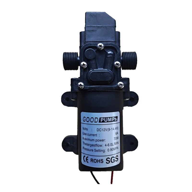 Мини водяной насос 12V 70W-B, черный