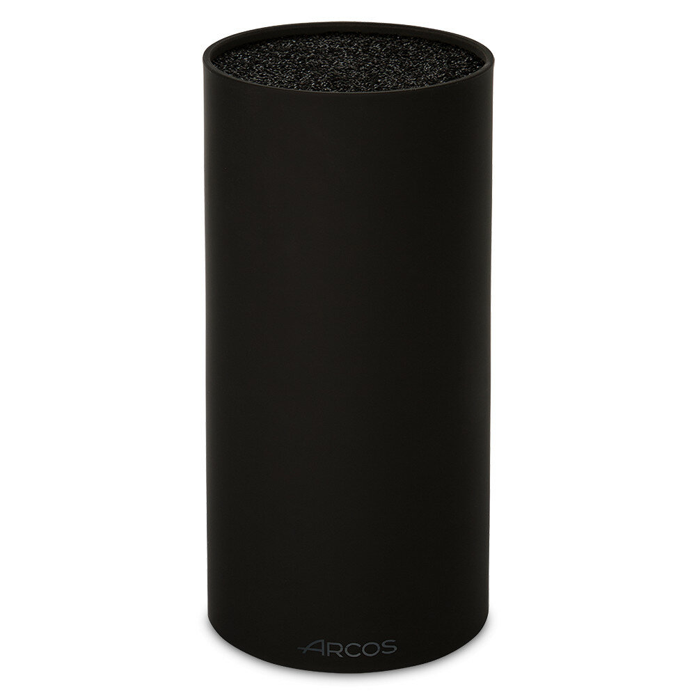 Подставка для ножей Arcos "Kitchen gadgets", нескользящая, черная, 12х22,5 см