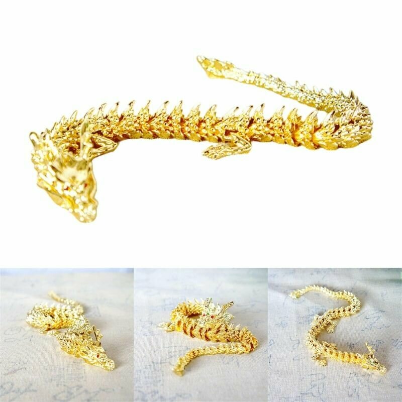 3D подвижное украшение в виде дракона