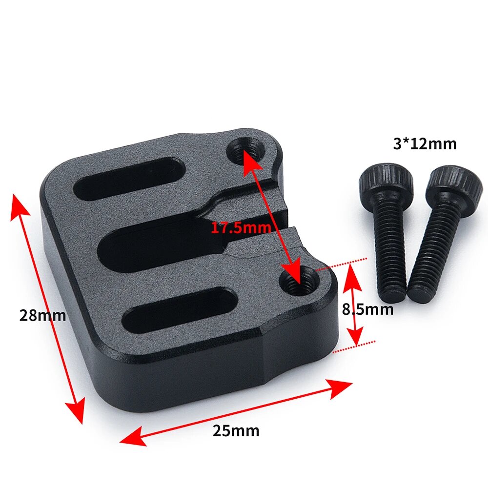 Кронштейн сервопривода MIBIDAO, Цвет: C, для Axial SCX6 AXI05000