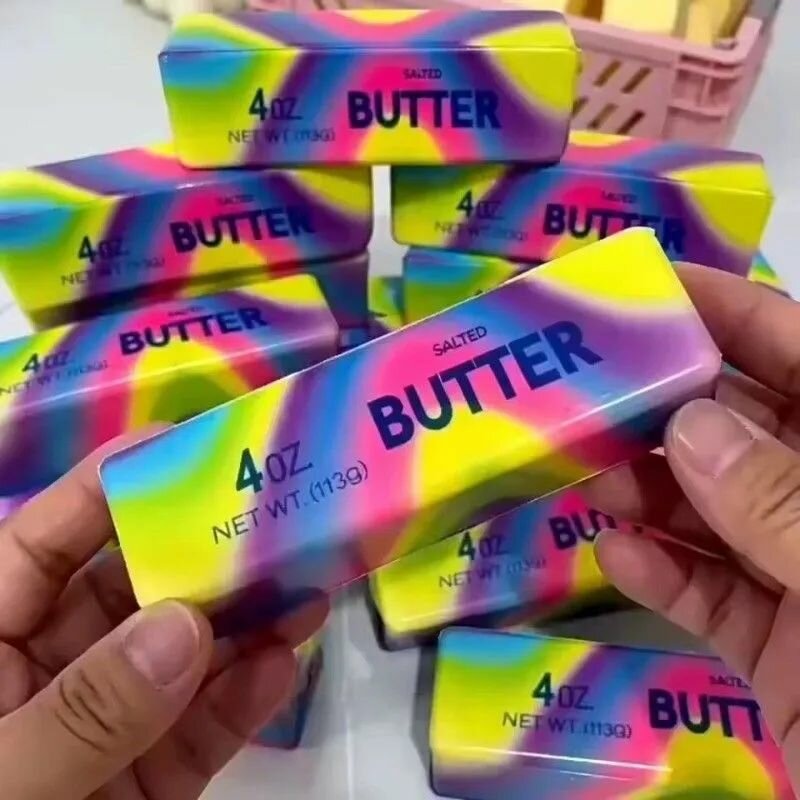 Сквиш Butter масло слайм антистресс мялка для рук
