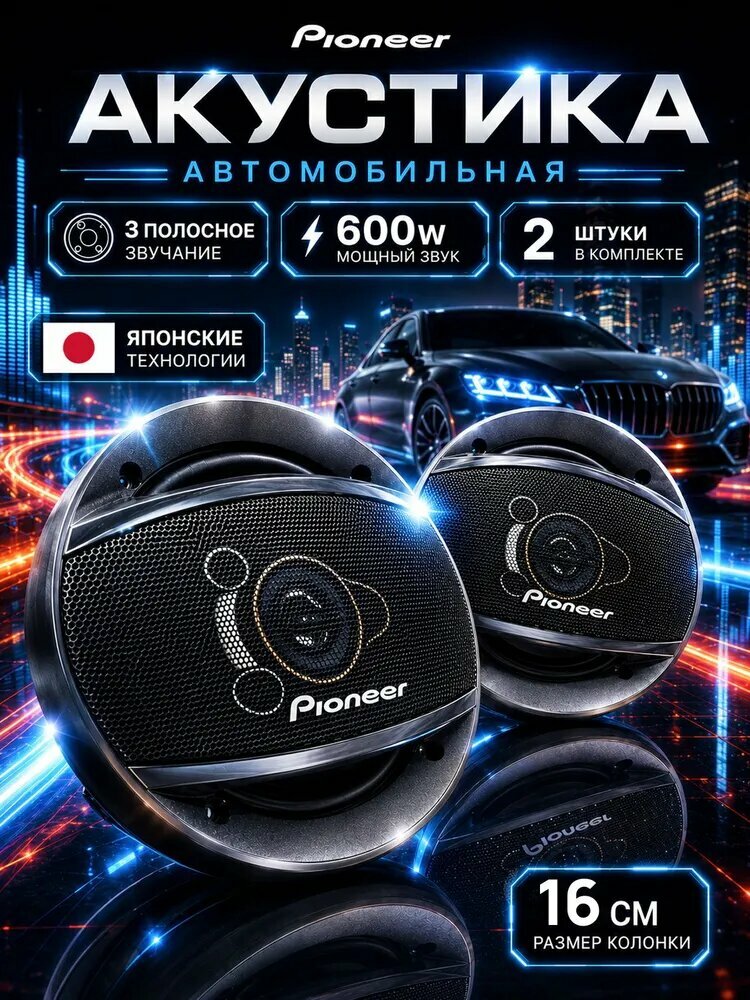 Динамики автомобильные 16 см