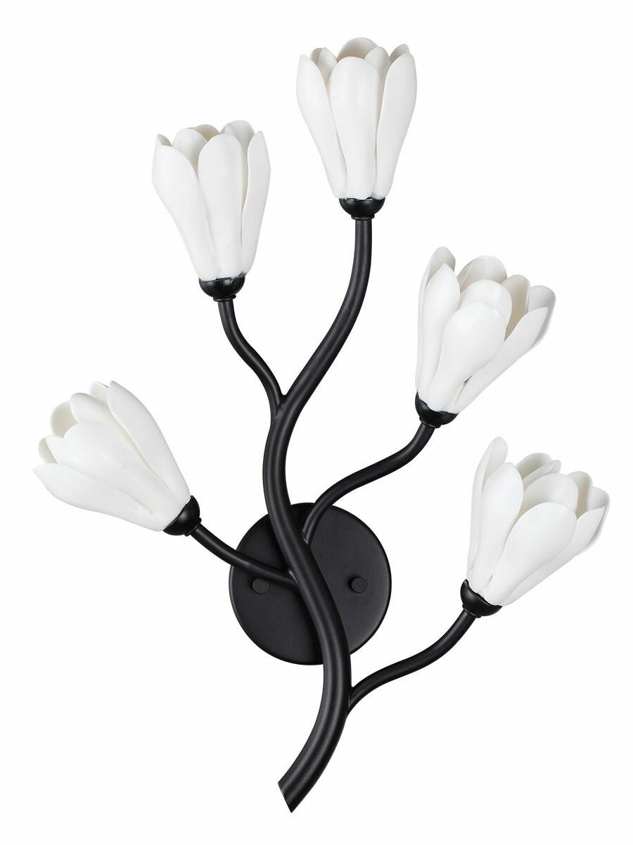 Бра настенное с фарфоровыми плафонами Odeon light 5090/5W, G4, 5х5Вт