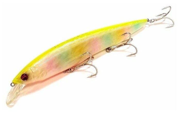 Воблер MEGABASS KANATA AYU SW цвет SHELL SKIN CHART BACK RAINBOW