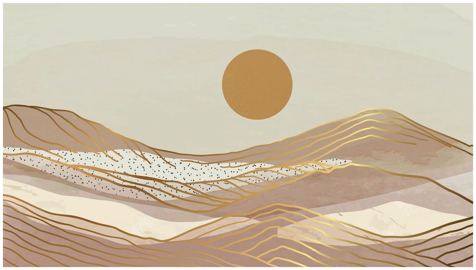 Фотообои Уютная стена "Знойная пустыня" 480х270 см Бесшовные Премиум (единым полотном)