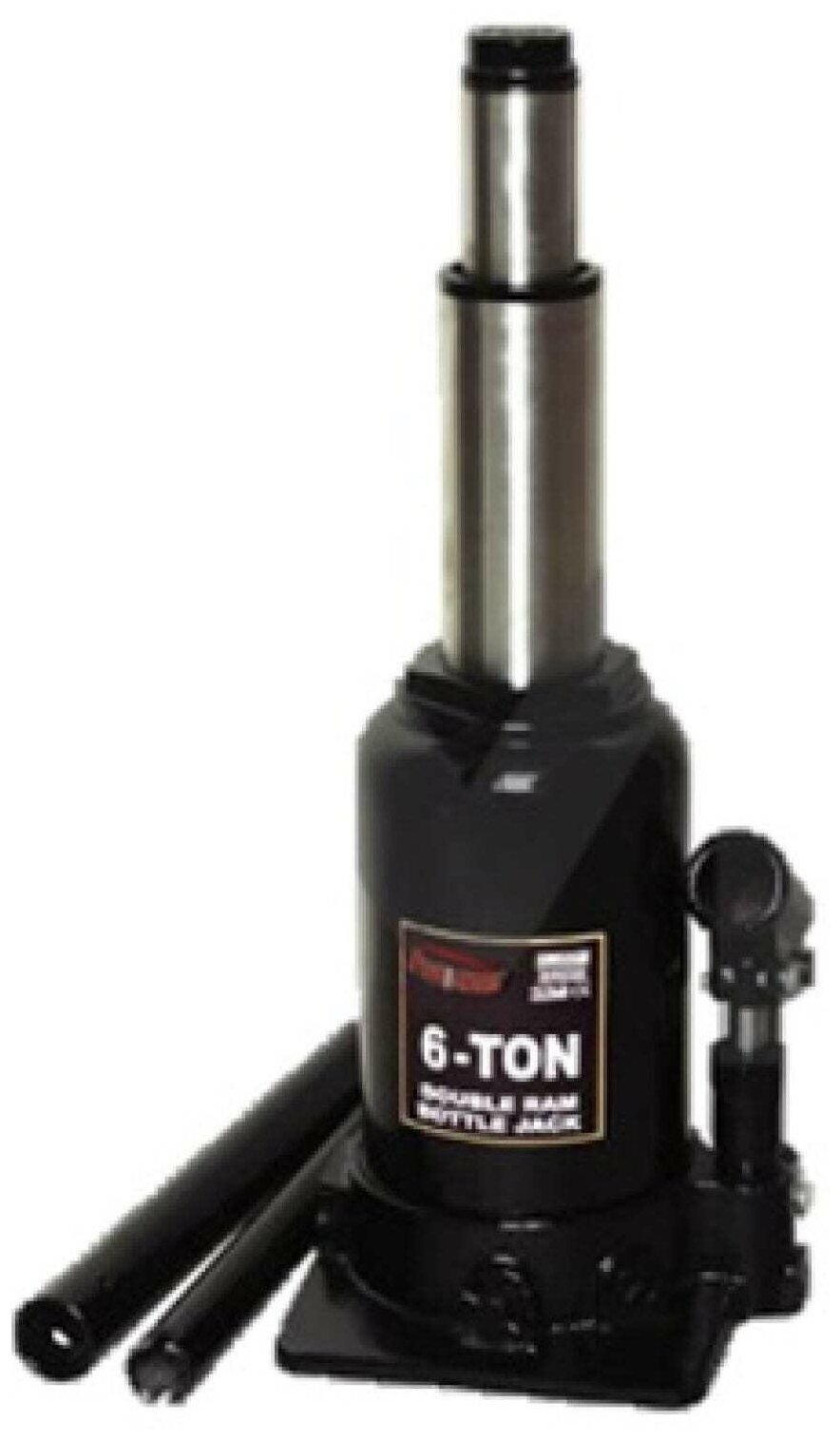 Домкрат бутылочный TORIN TF0602 с двойным штоком 6т. 270мм + 215мм