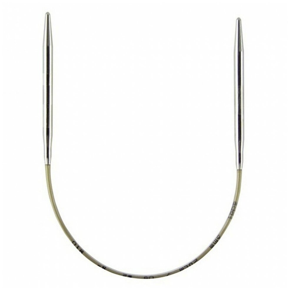 Addi #105-7 Спицы круговые супергладкие из никелированной латуни 2.0-20 см