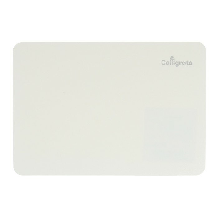 Доска для лепки пластиковая А5 Calligrata "Популярная", белая, 5495120