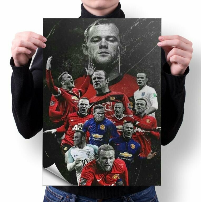 Плакат А4 принт Manchester United, Манчестер Юнайтед №7