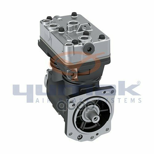 Компрессор воздушный 2-х цилиндровый (без шестерни) SCANIA (4/P/G/R/T/F/K/N) Knorr-Bremse Yumak арт. 0104074