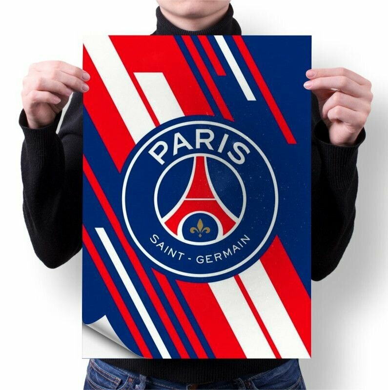 Плакат А3 принт ФК ПСЖ, Paris Saint-Germain - 0004