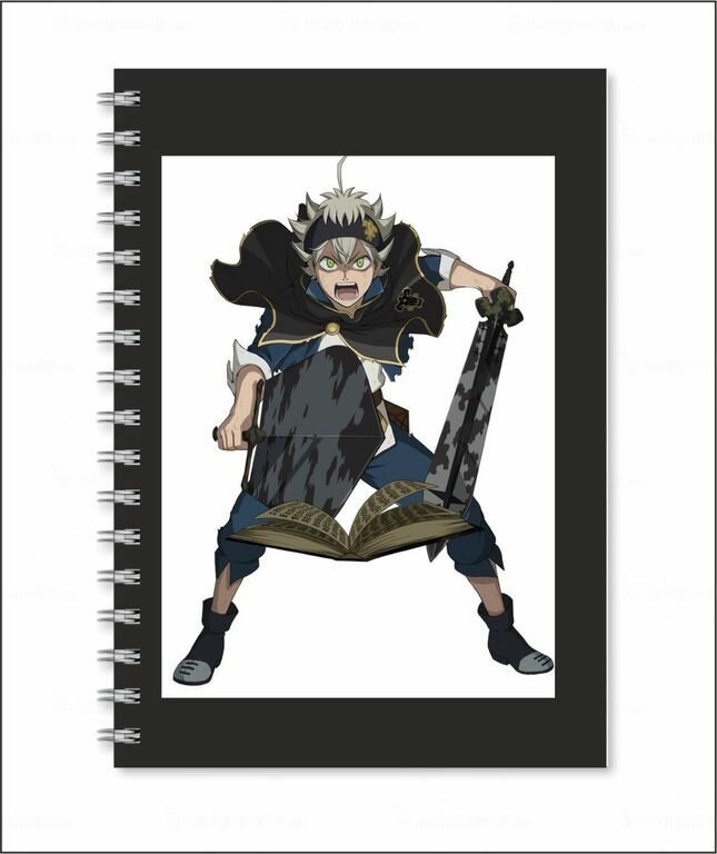 Тетрадь Черный Клевер, Black Clover №7