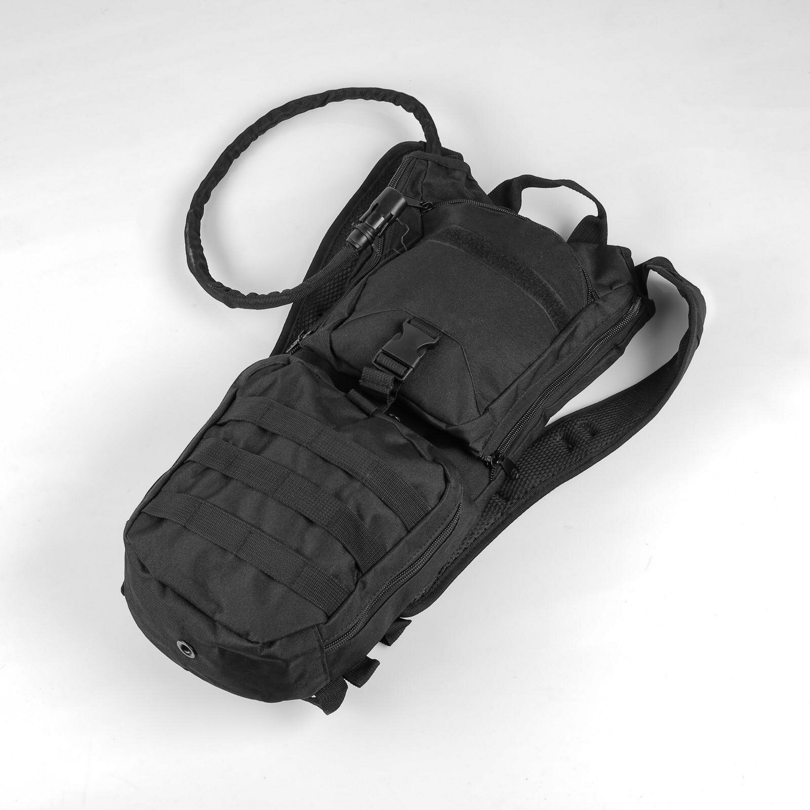 Рюкзак c гидратором "Аdventure", 2 л, черный, 5635289