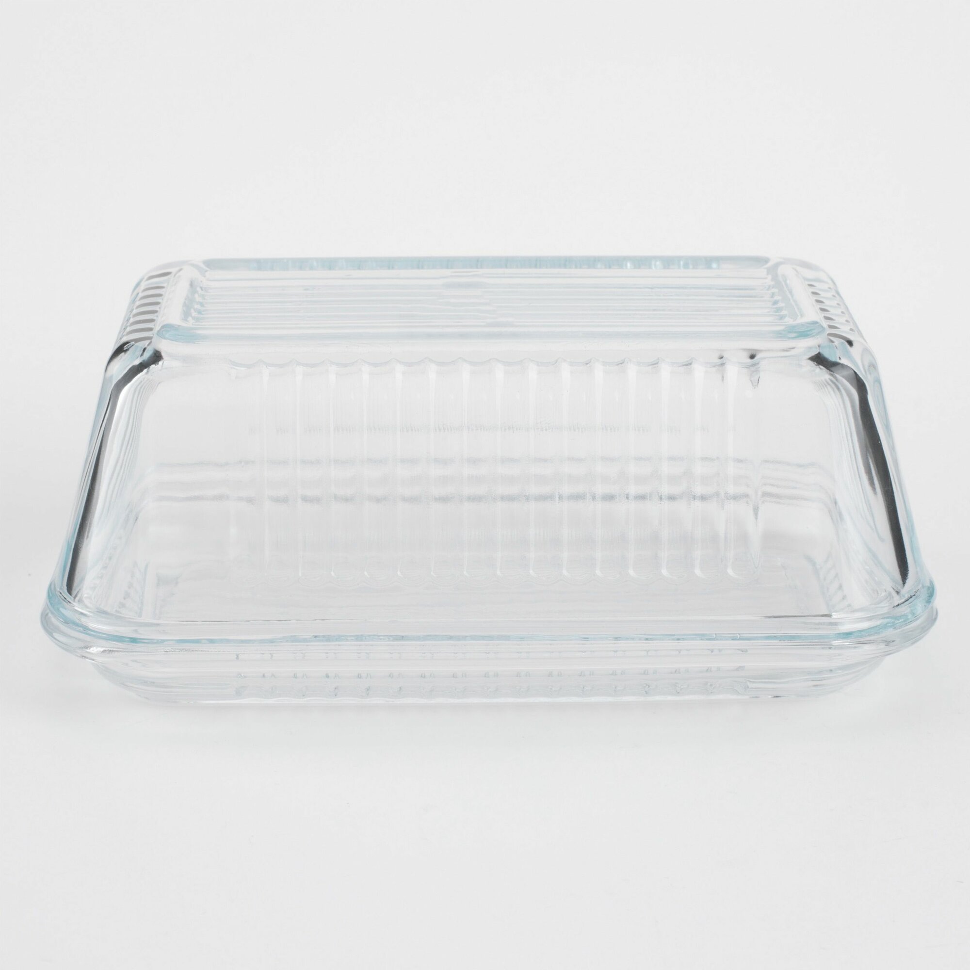 Масленка, 17 см, стекло Р, прямоугольная, Ribby, Kuchenland