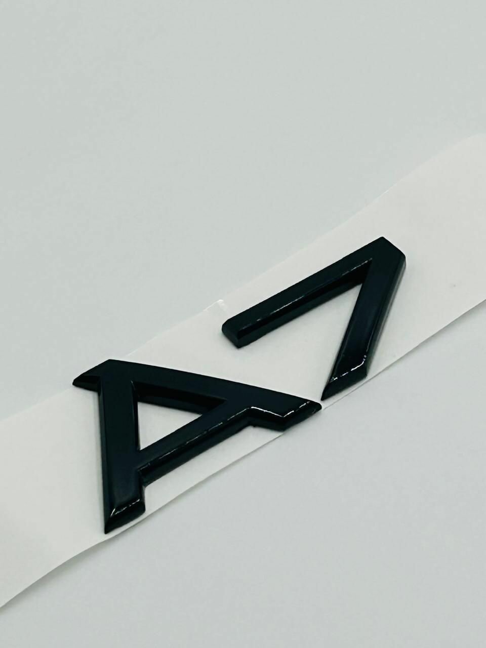 Шильдик Наклейка Эмблема A7 ( Audi ) 9см