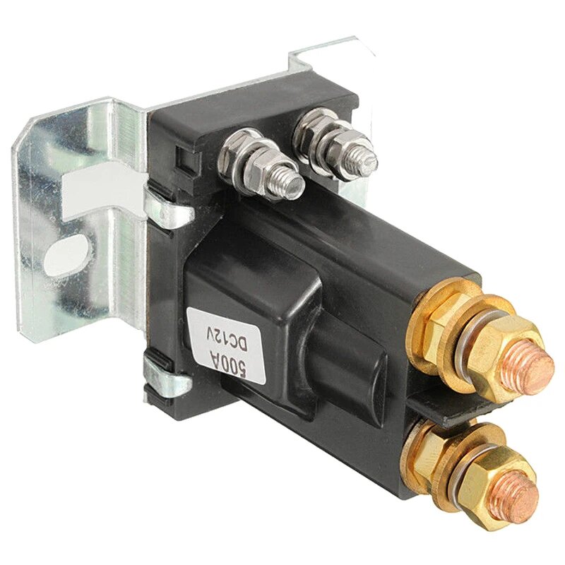Два батарейного изолятора реле Вкл/Выкл 4 Pin 500A 12V для автомобильного выключателя питания