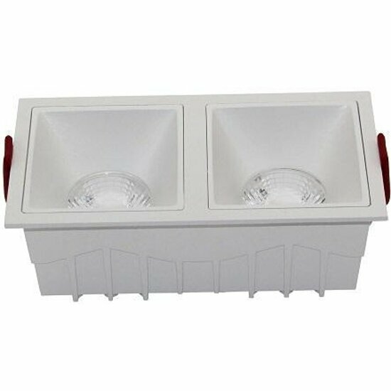 Встраиваемый светильник Maytoni Alfa LED DL043-02-15W3K-SQ-W