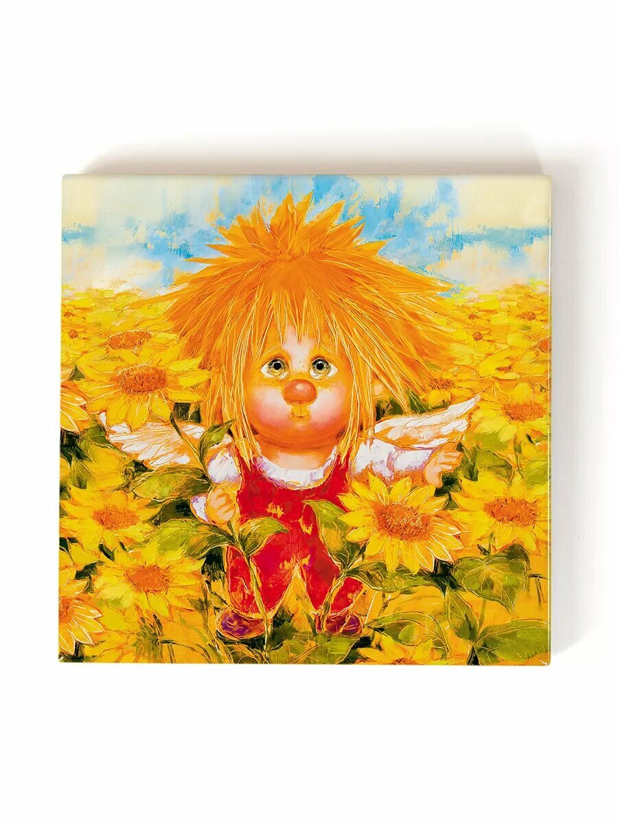 Магнит на холодильник с ангелом