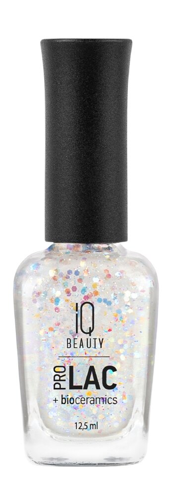 IQ BEAUTY Лак для ногтей укрепляющий с биокерамикой PROLAC+bioceramics, 12,5 мл, 125