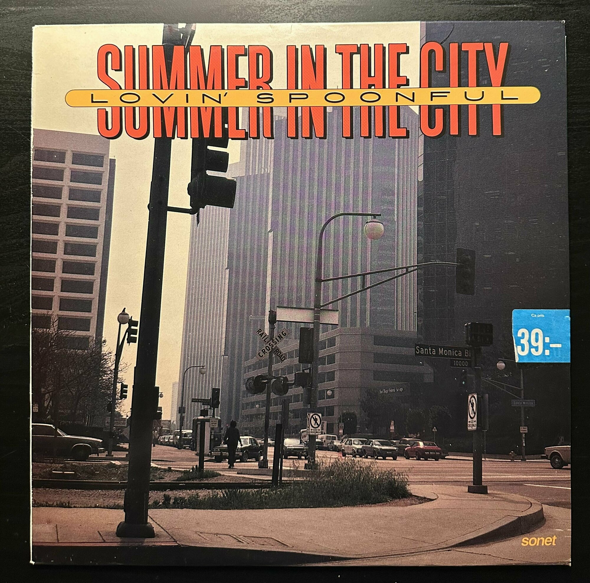 Виниловая пластинка The Lovin' Spoonful Summer In The City (Швеция 1970г.)