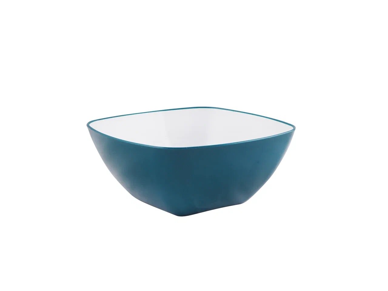 Салатник Полимербыт FORMA Duo Bright 346, квадратный, двойные стенки, 0,7 литра